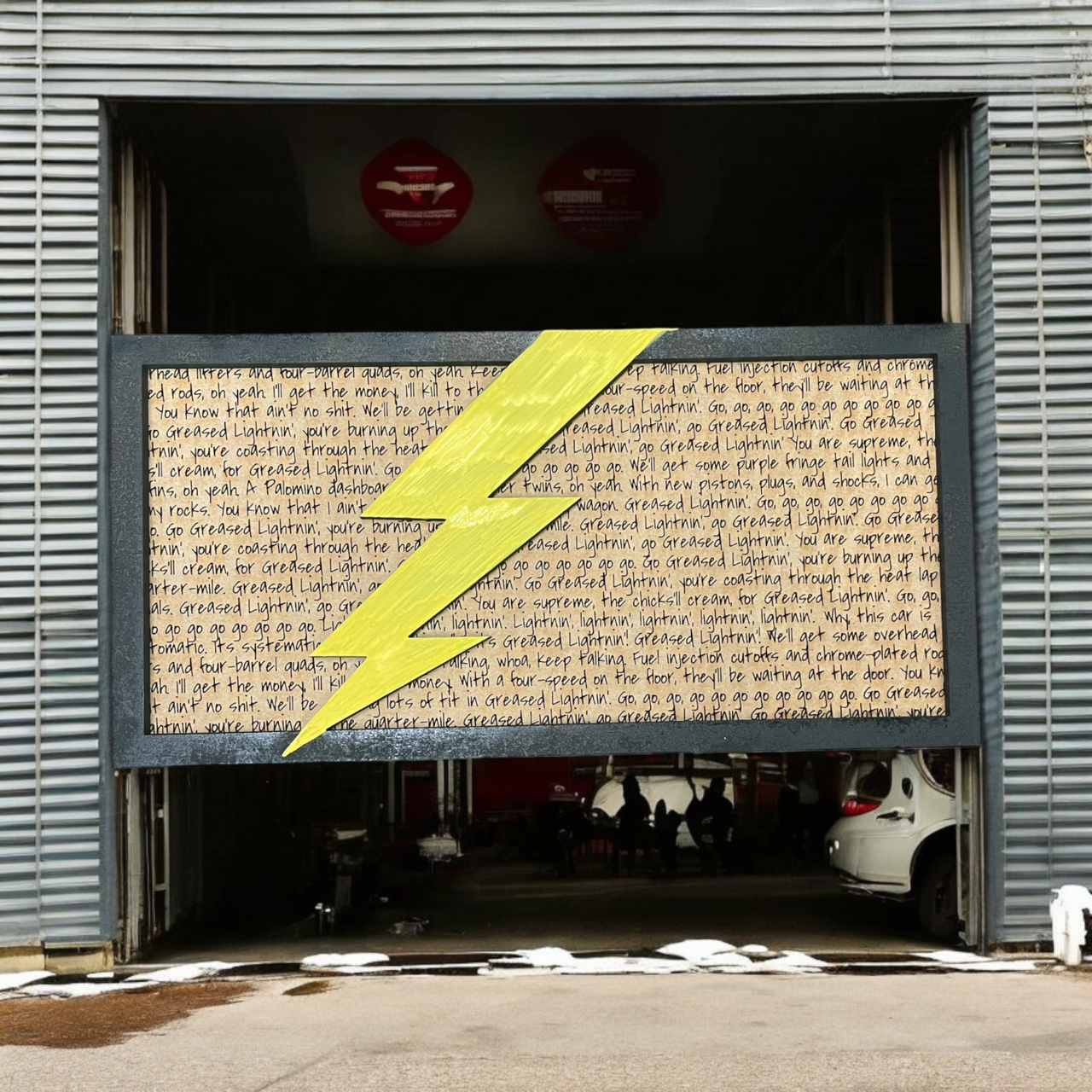 Greased Lightning - Song Lyric Stand & Frame SVG File - DIGITAL ...